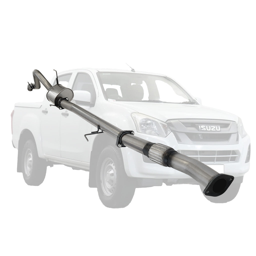 Isuzu D-MAX 2016 Onwards 3L 3 Inch DPF Back Exhaust – Exhaust Systems ...