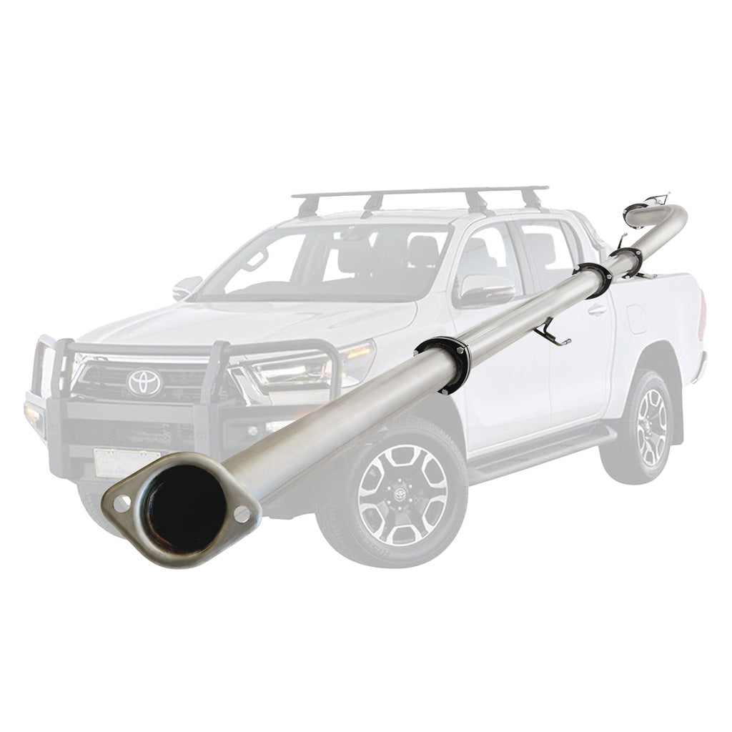 Toyota Hilux N80 2015 Onwards 2.8L 3.5 Inch DPF Back Exhaust – Exhaust ...
