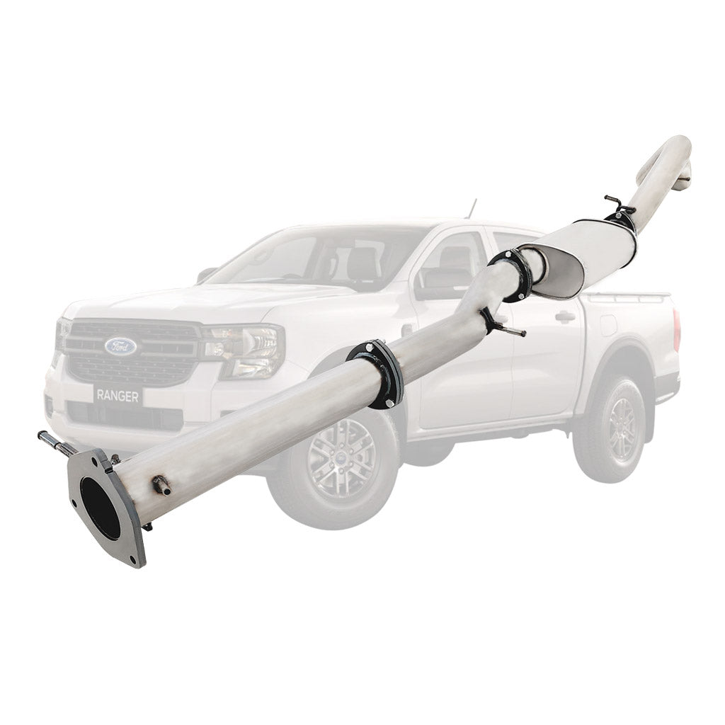Ford Ranger Next Gen 2022 Onwards 3L V6 TD 3.5 Inch DPF Back Exhaust ...
